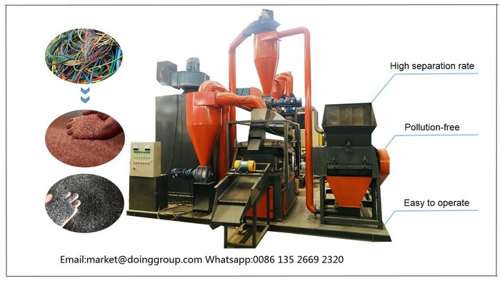 The features of dry type copper wire granulator machine_copper wire ...